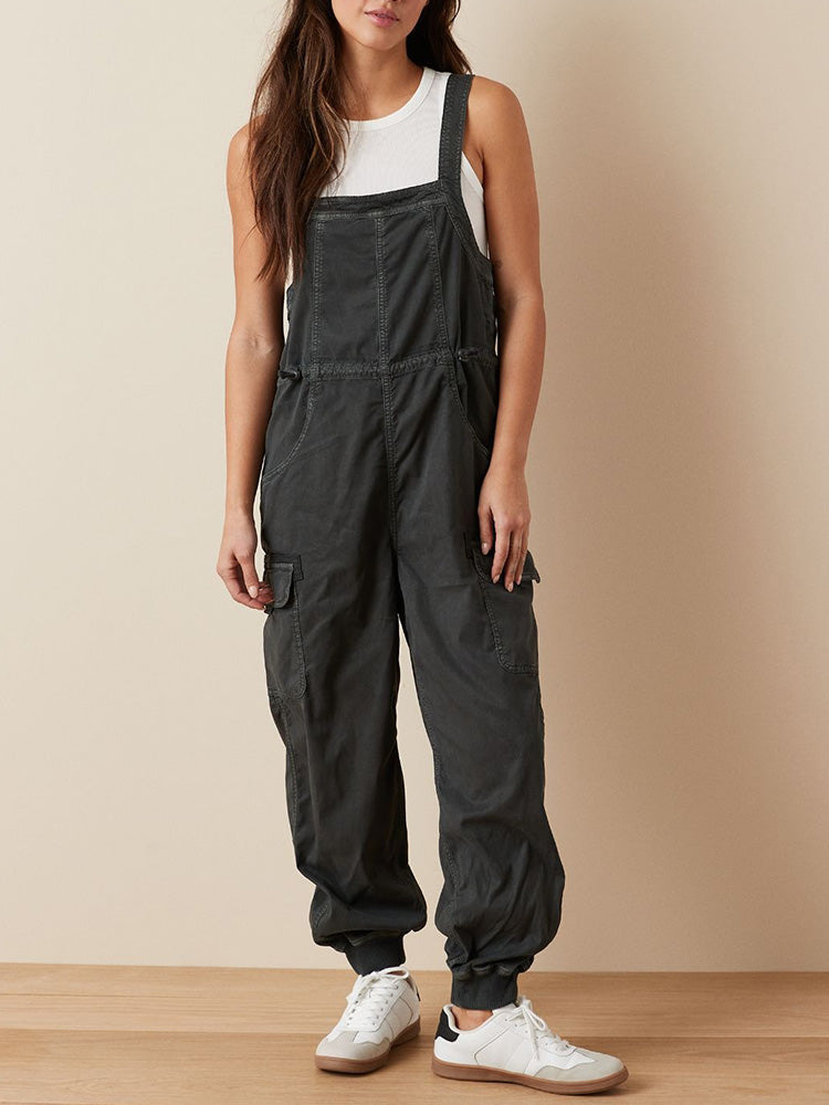 Women's Drape Baggy Cargo Overalls – Madepants